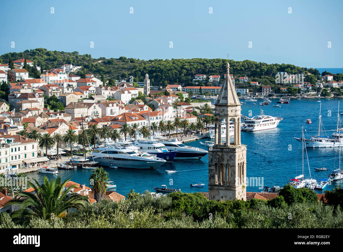Friday 31 August 2018 Pictured: View of Hvar Harbour Re: General Views ...