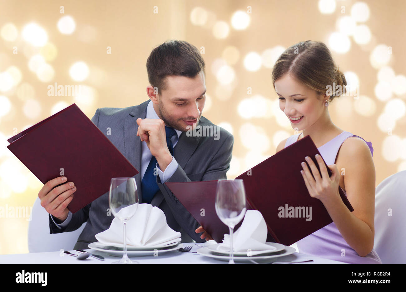 Party menus hi-res stock photography and images - Alamy