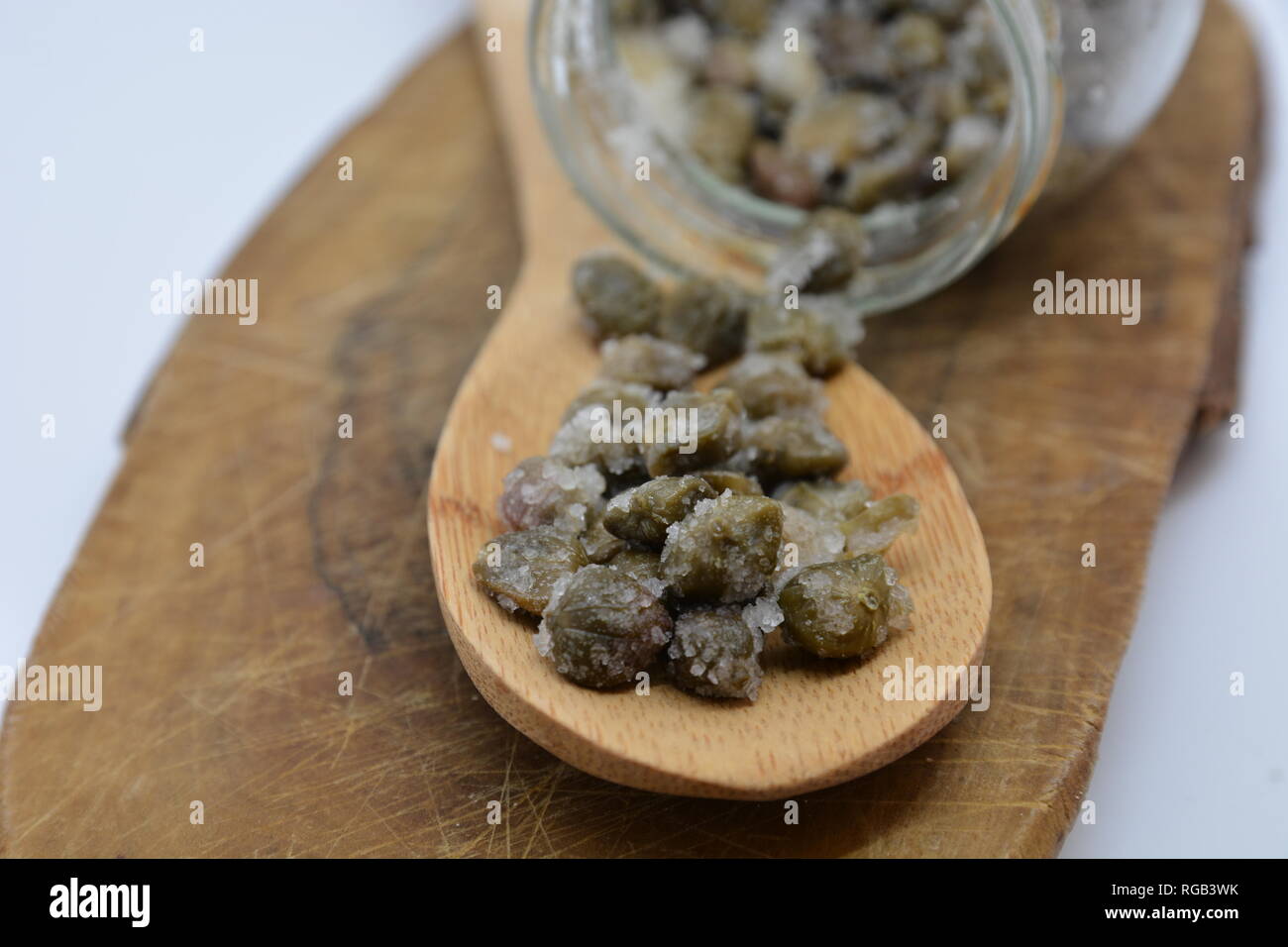 trasitional italian capers food from lampedusa island sicily Stock ...