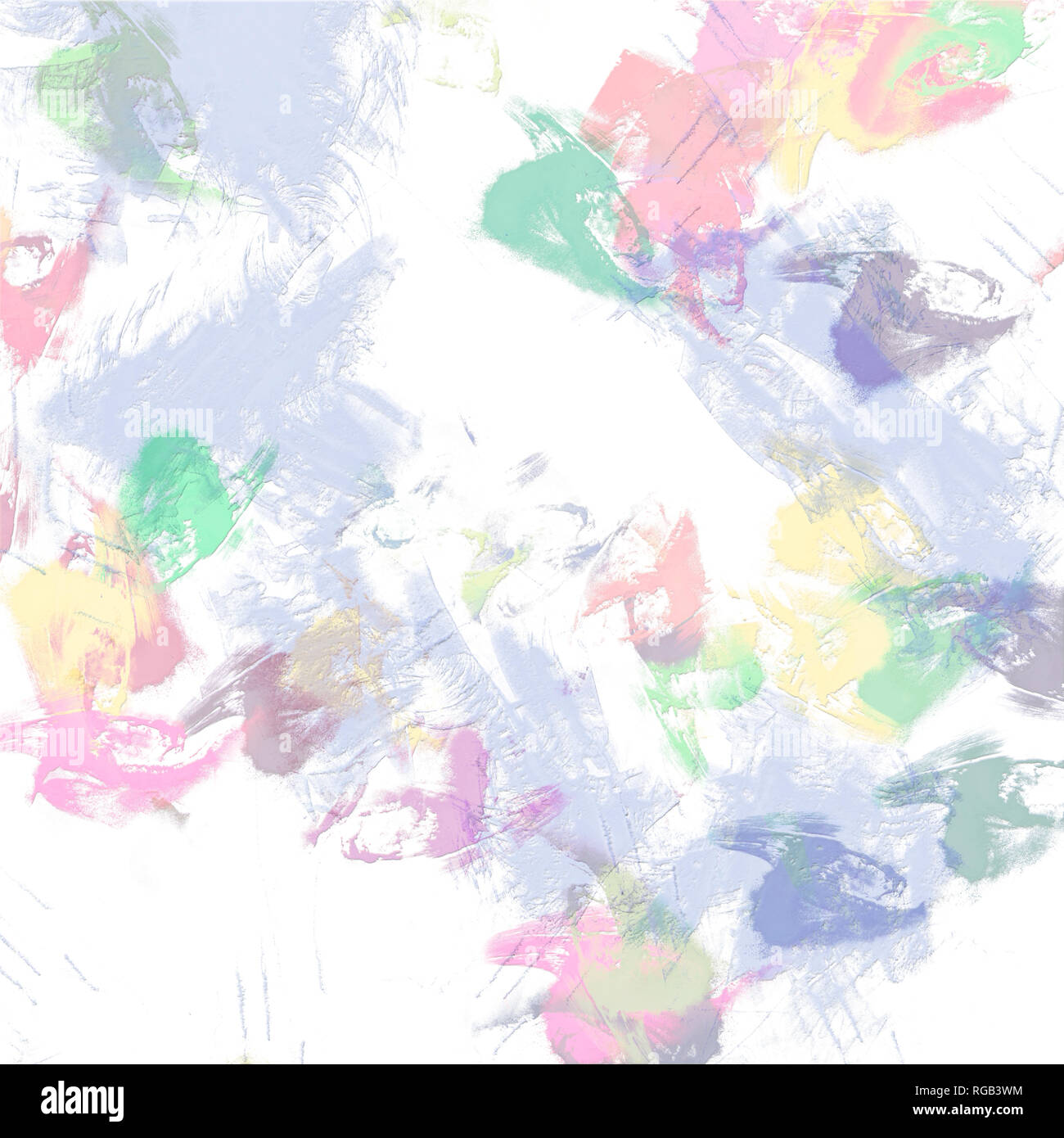 Abstract colored paper. Colored paint stains isolated on white ...