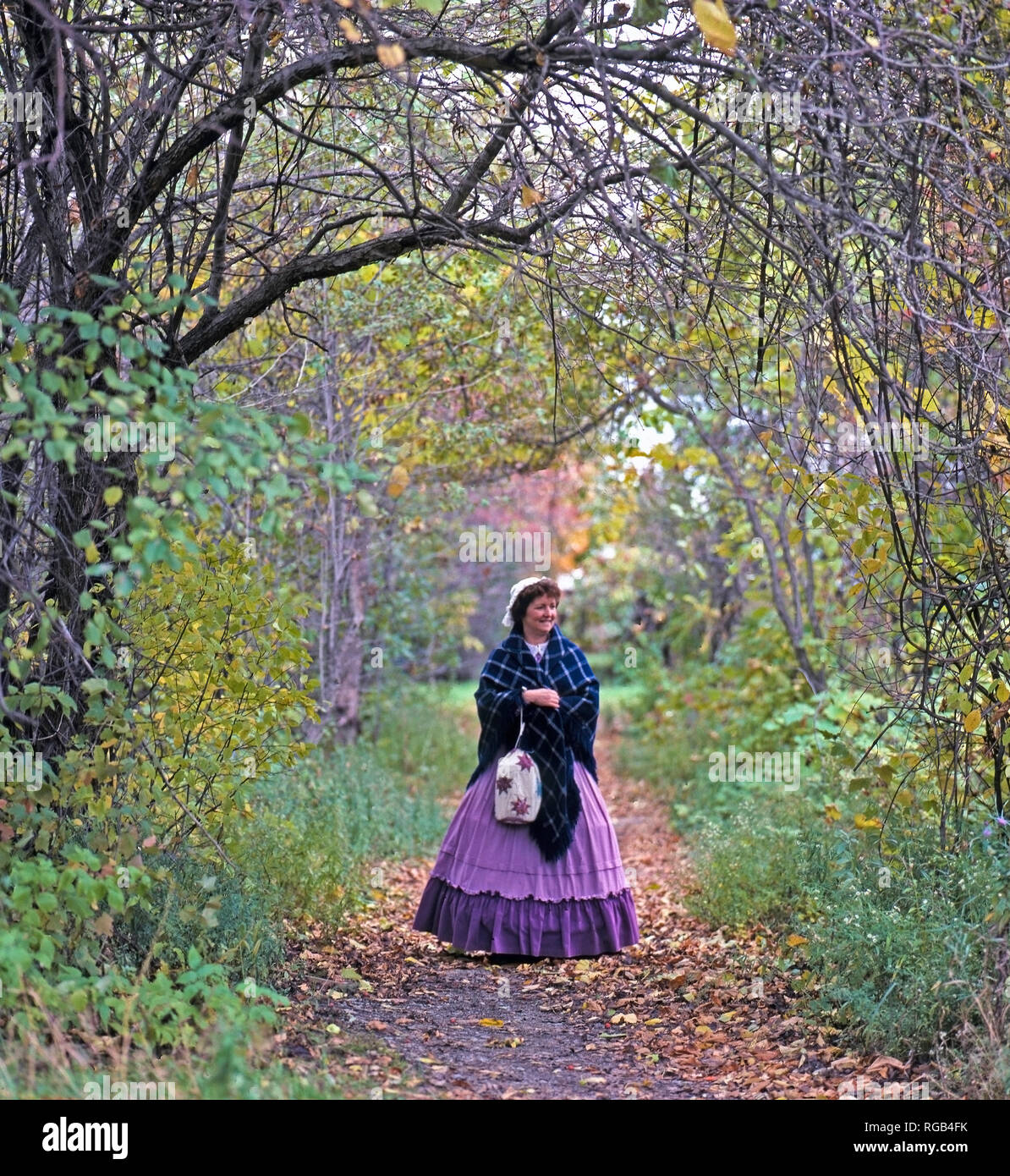 Canada, Ontario life in the 19th century in rural Ontario,female and ...