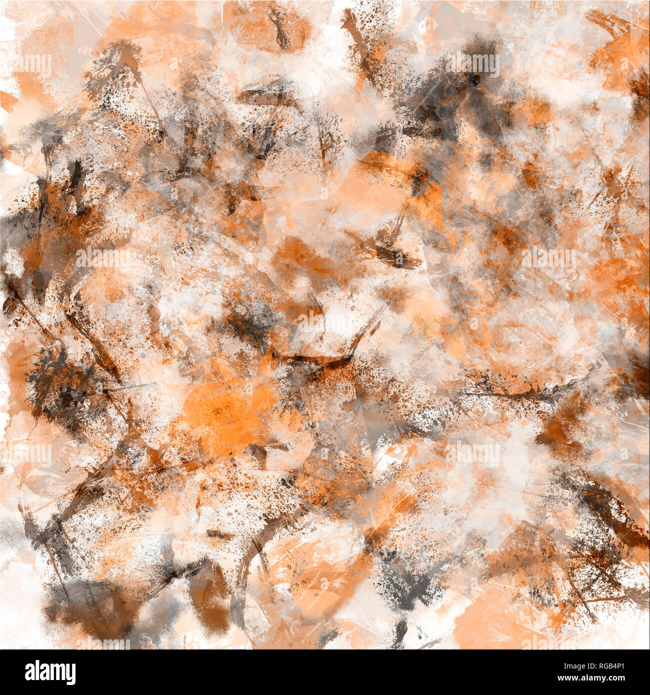 Abstract colored paper. Colored paint stains isolated on white ...