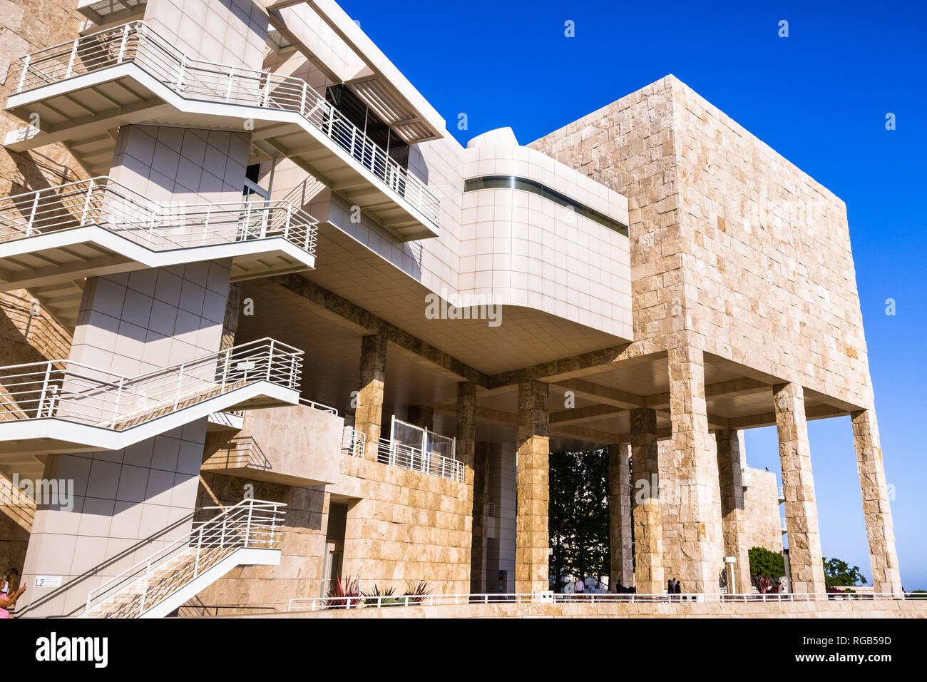 June 8, 2018 Los Angeles / CA / USA - One of the facades of the Museum ...