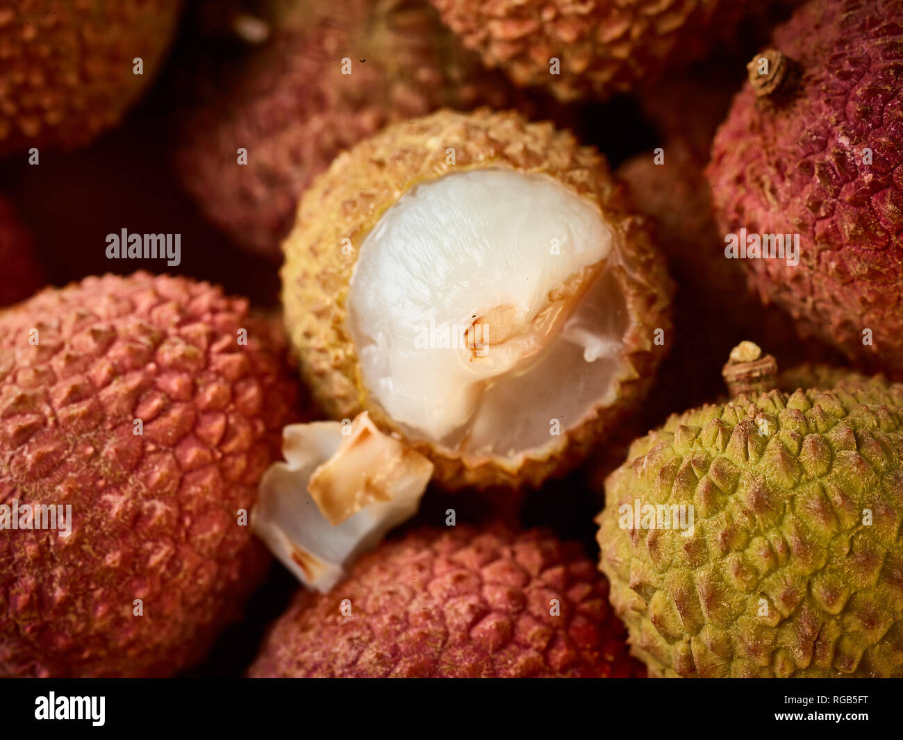 Lychees, fruit food still-life photograph Stock Photo - Alamy