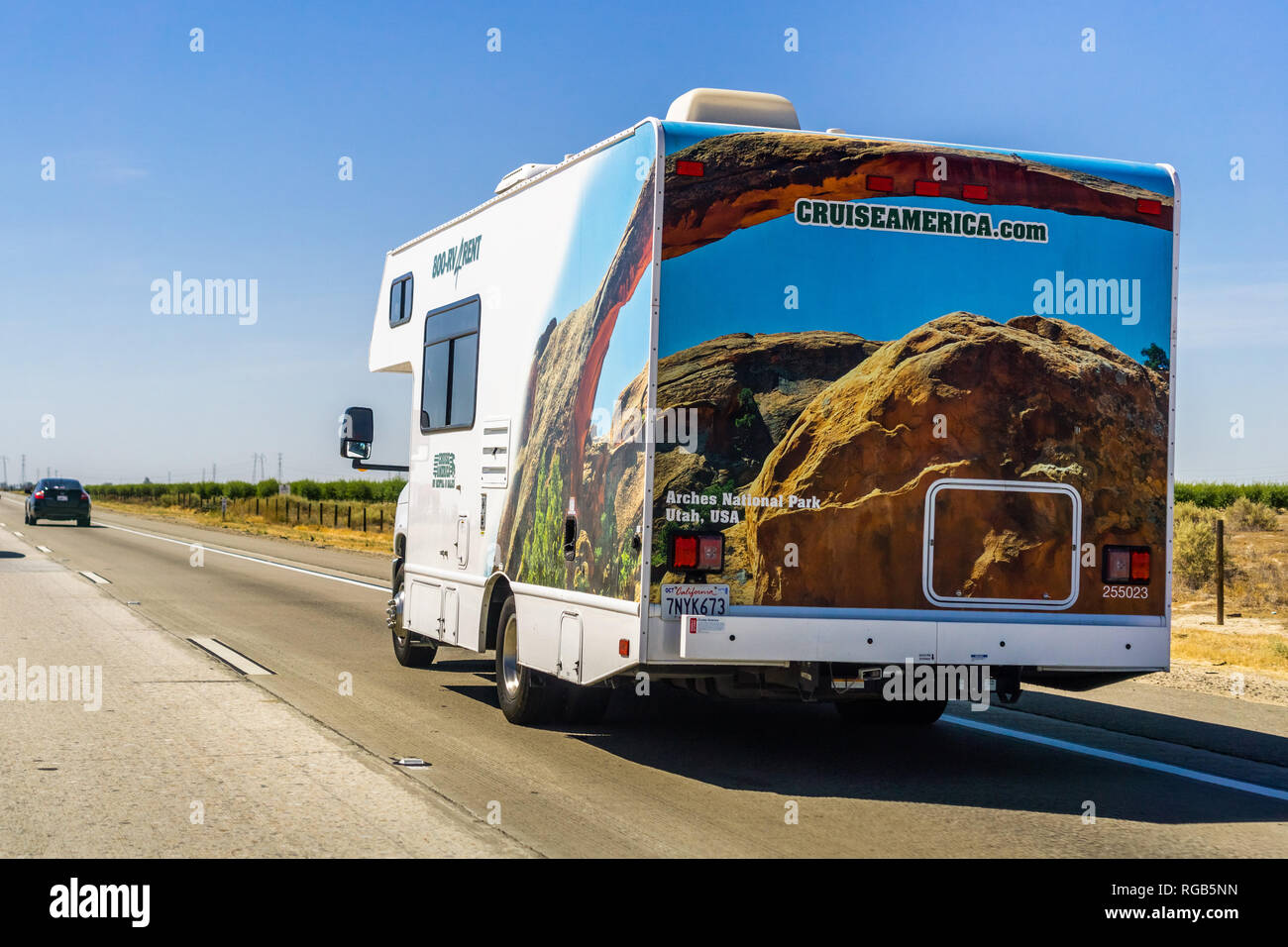 Interstate camper transportation hi-res stock photography and images ...