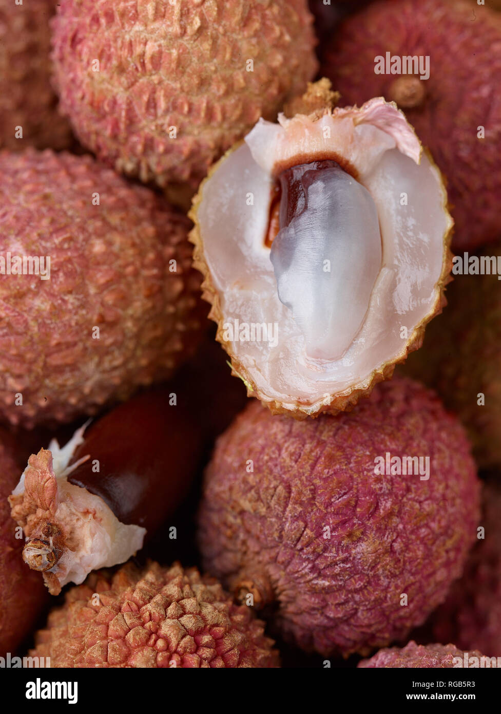 Group of Lychee fruit, food still-life Stock Photo - Alamy