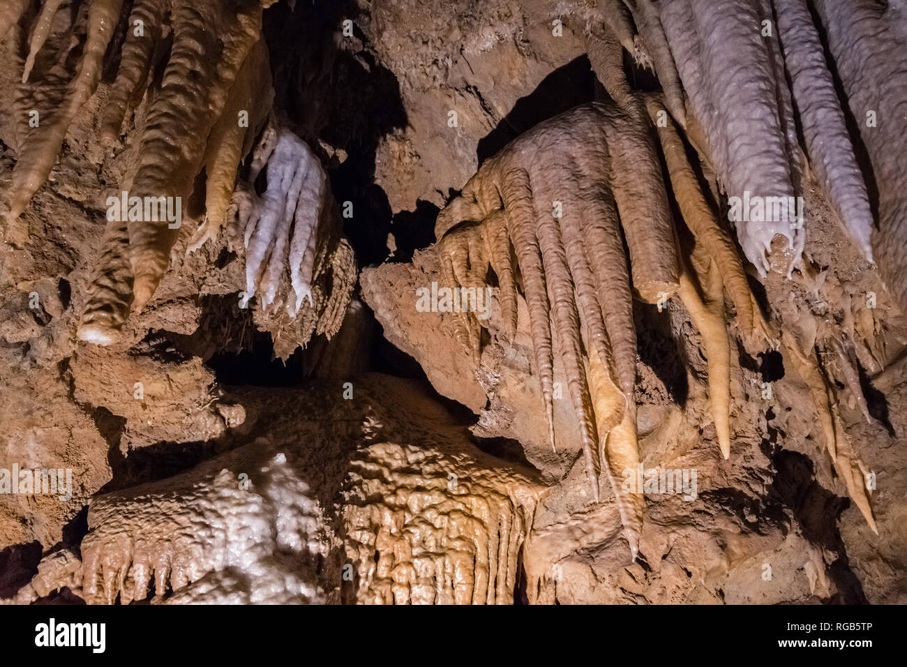 Underground geological cavern interior hi-res stock photography and ...
