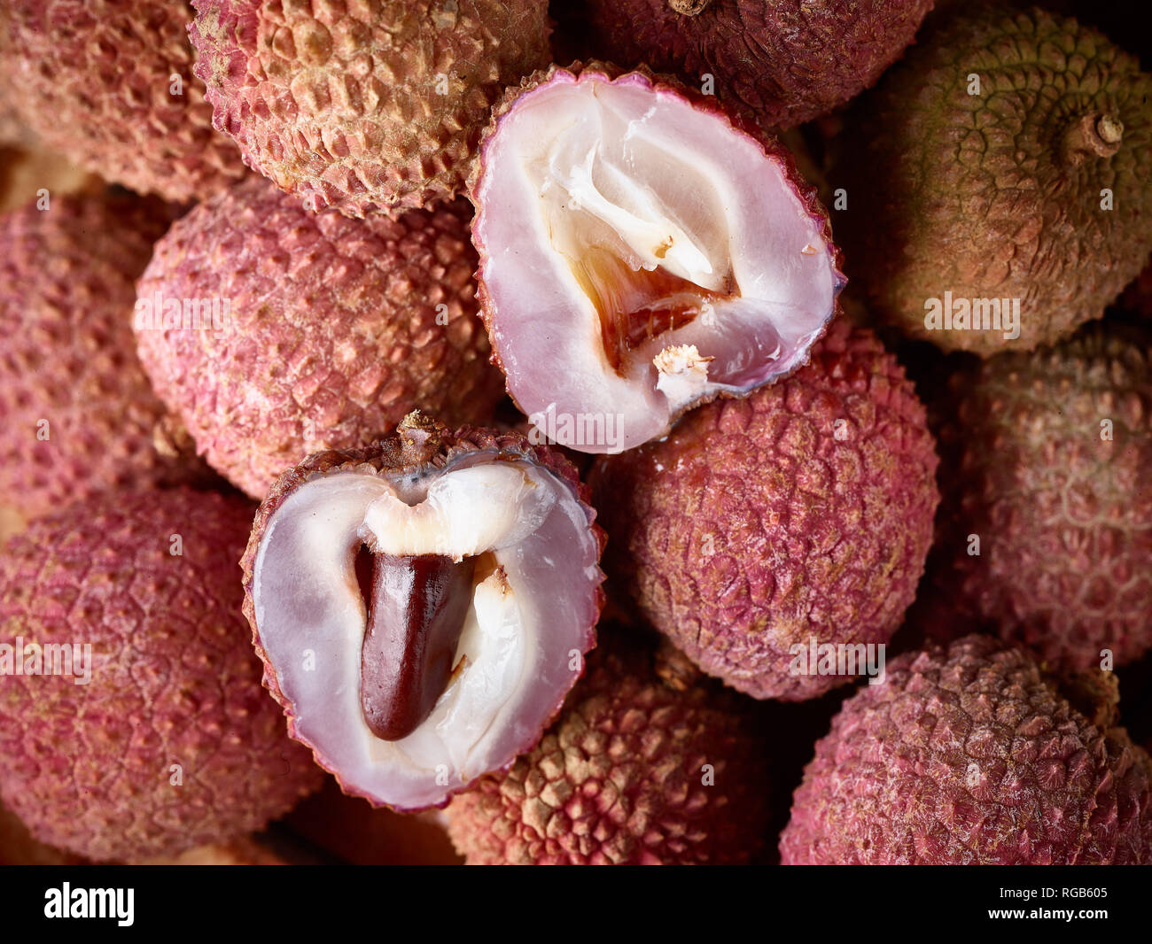 Lychees, fruit food still-life photograph Stock Photo - Alamy