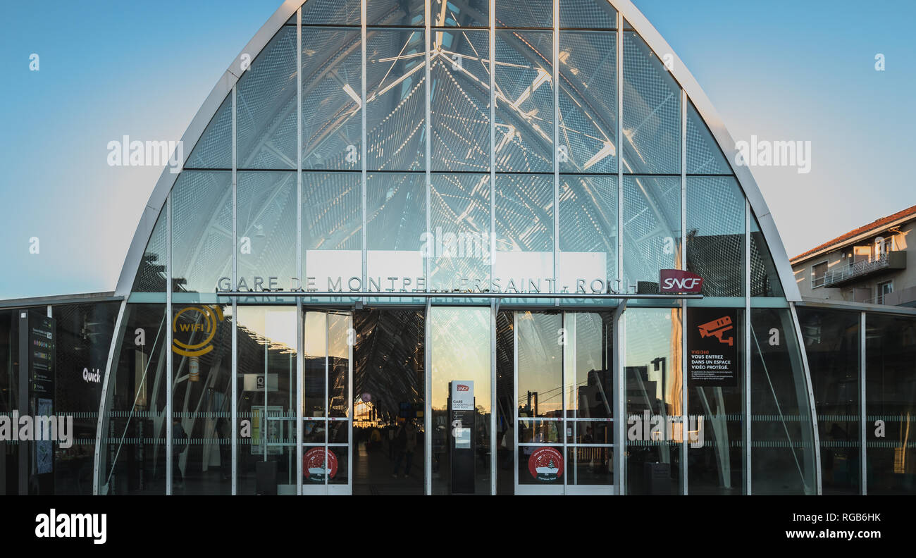 Montpellier train station hi-res stock photography and images - Alamy