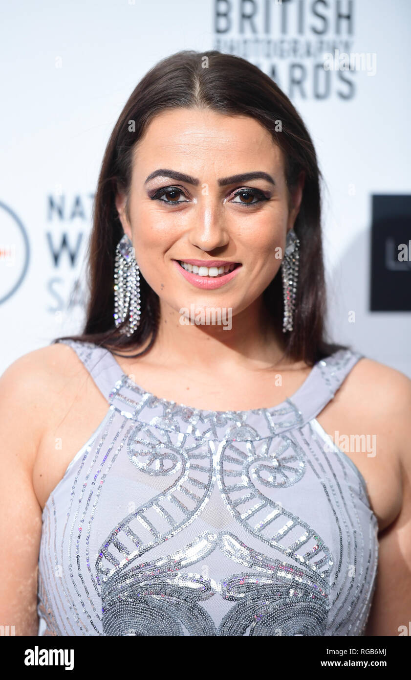 Amel Rachedi attending the British Photography Awards 2019 held at the ...