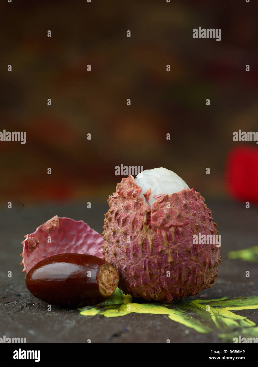 Lychees, fruit food still-life photograph Stock Photo - Alamy