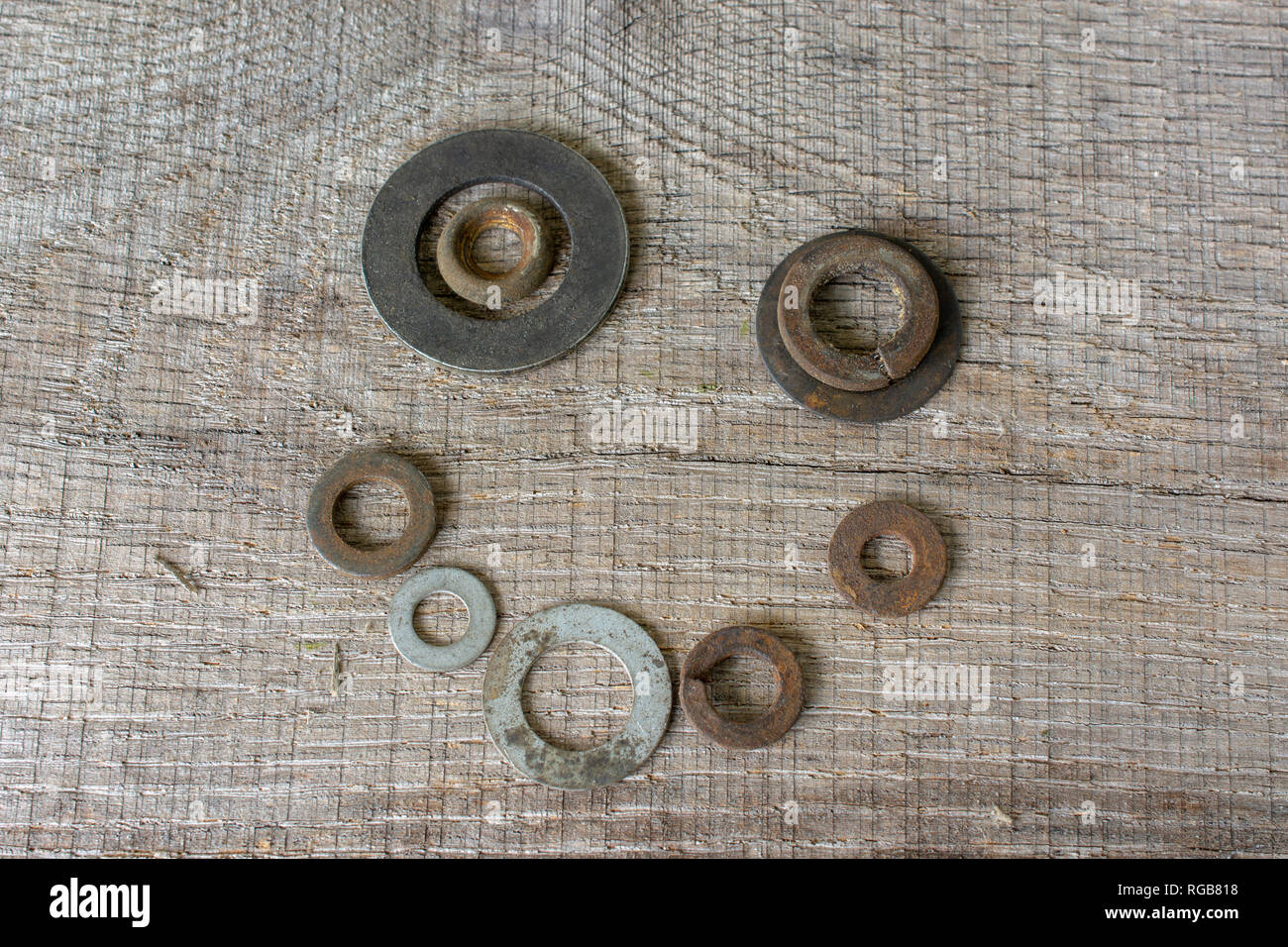 Ring washer metal tool hi-res stock photography and images - Alamy