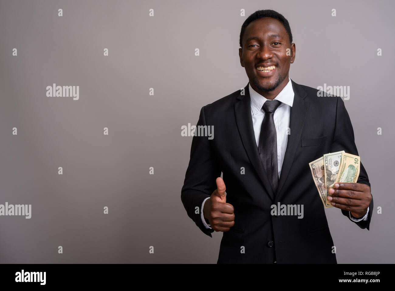 Real Black People Holding Money