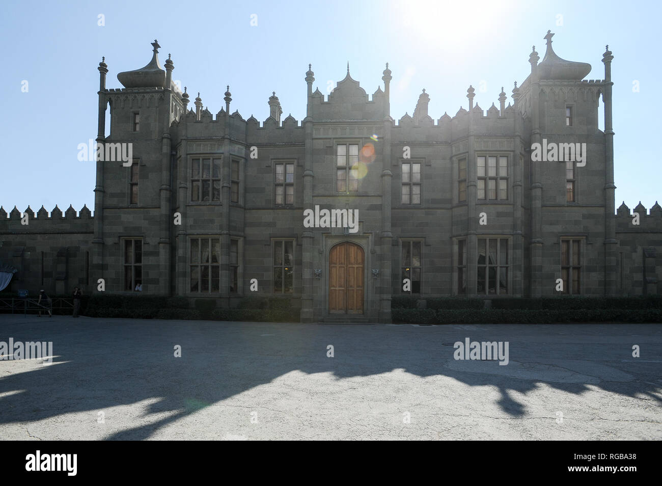 English Renaissance revival style northern entrance facade of Vorontsov ...