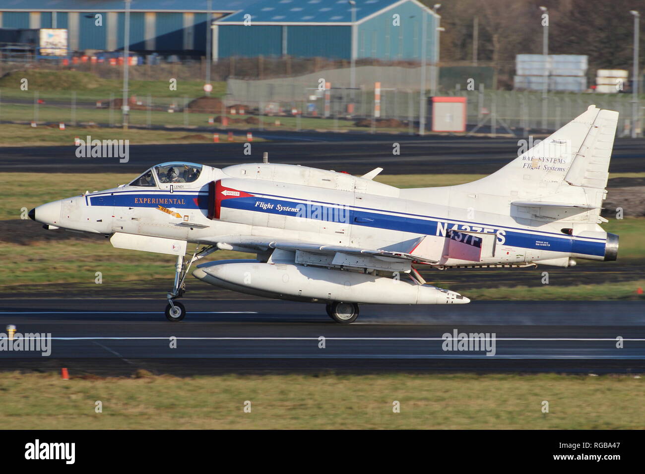 N437FS, a Douglas A-4N Skyhawk operated by BAE Systems Flight Systems ...