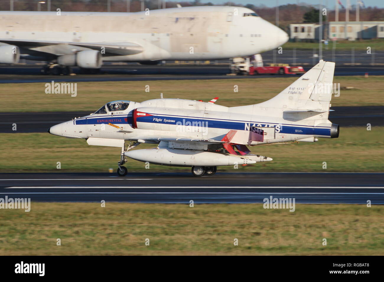 N434FS, a Douglas A-4N Skyhawk operated by BAE Systems Flight Systems ...