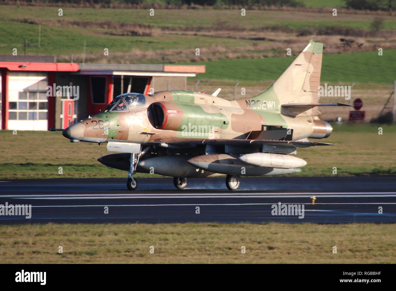 N262WL, a Douglas A-4N Skyhawk operated by BAE Systems Flight Systems ...