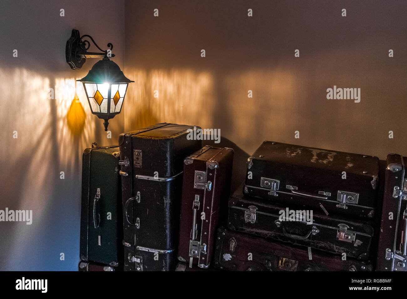 Luggage nostalgia old suitcase hi-res stock photography and images - Alamy
