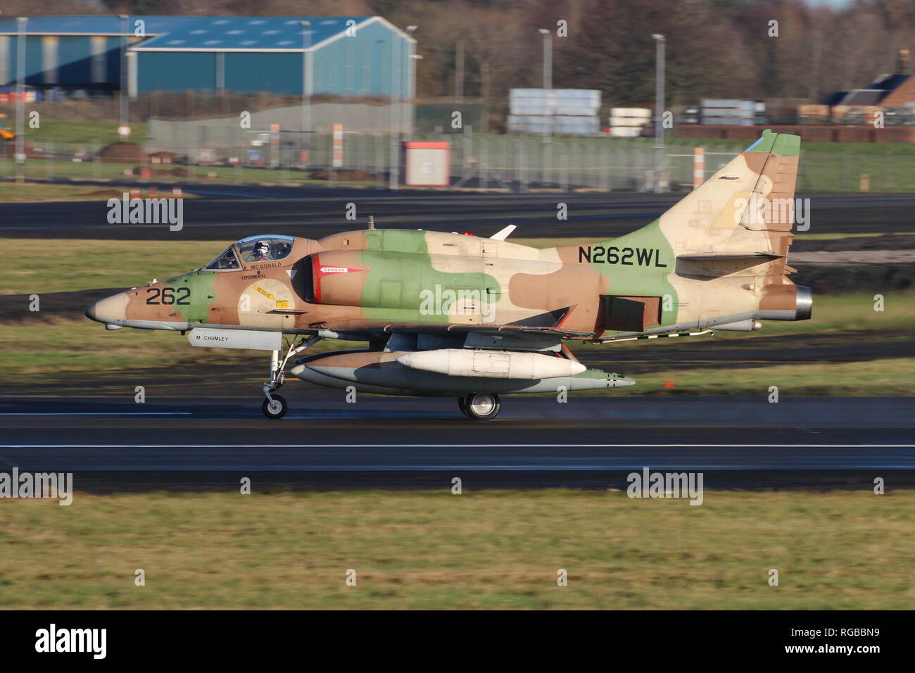 N262WL, a Douglas A-4N Skyhawk operated by BAE Systems Flight Systems ...