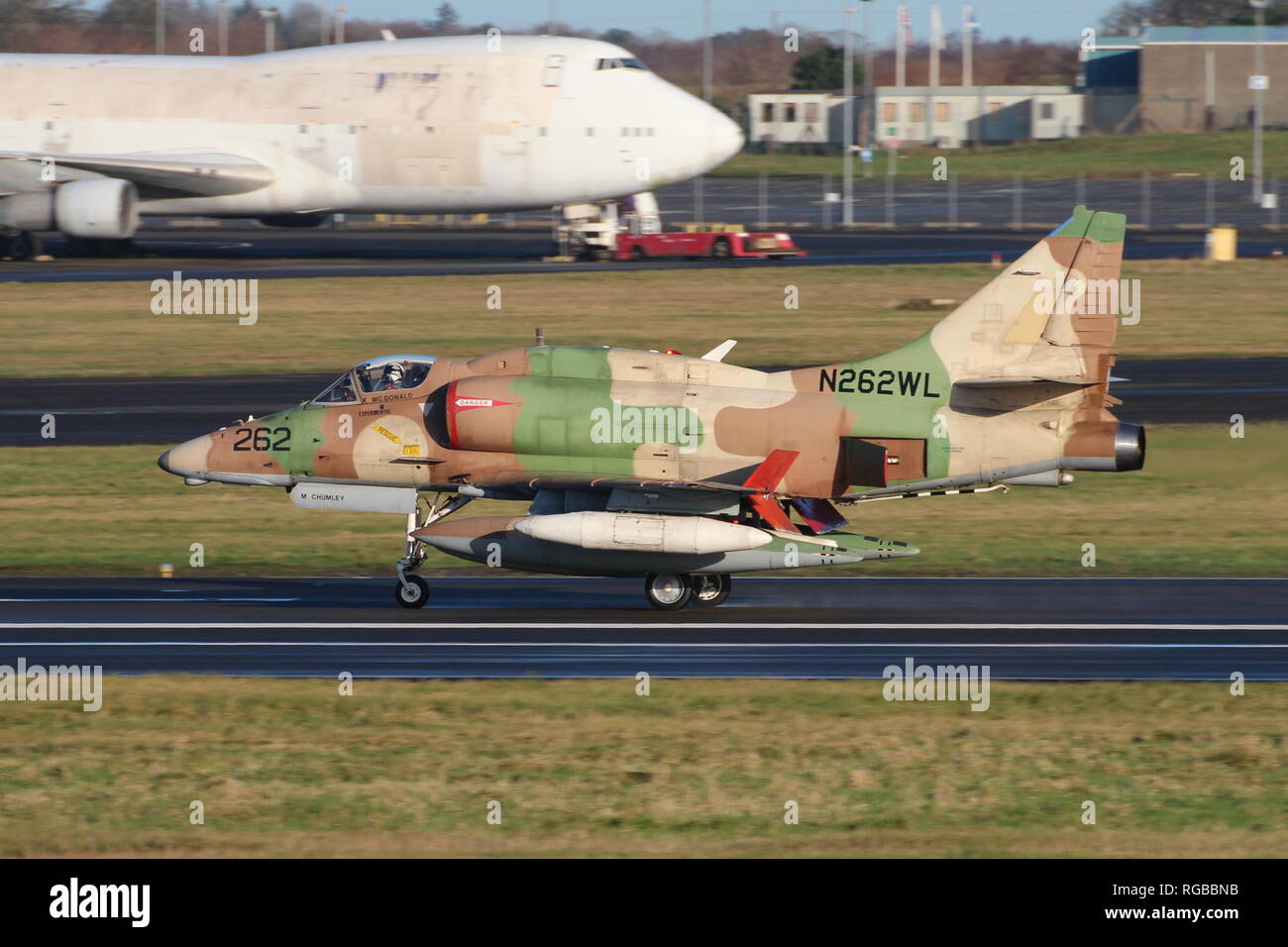 N262WL, a Douglas A-4N Skyhawk operated by BAE Systems Flight Systems ...