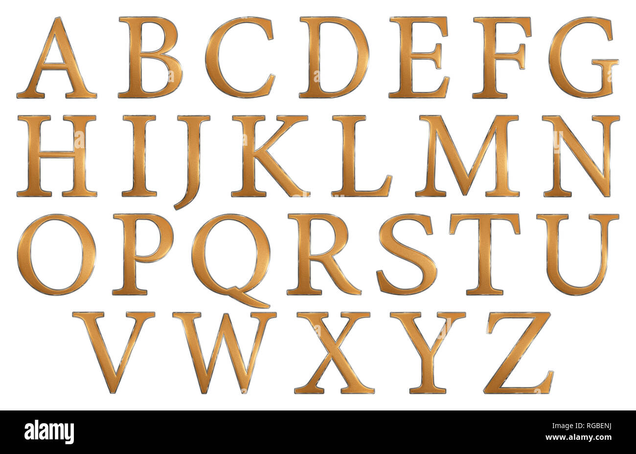 Set Of Uppercase Letters Set Of Uppercase Alphabet Letters With