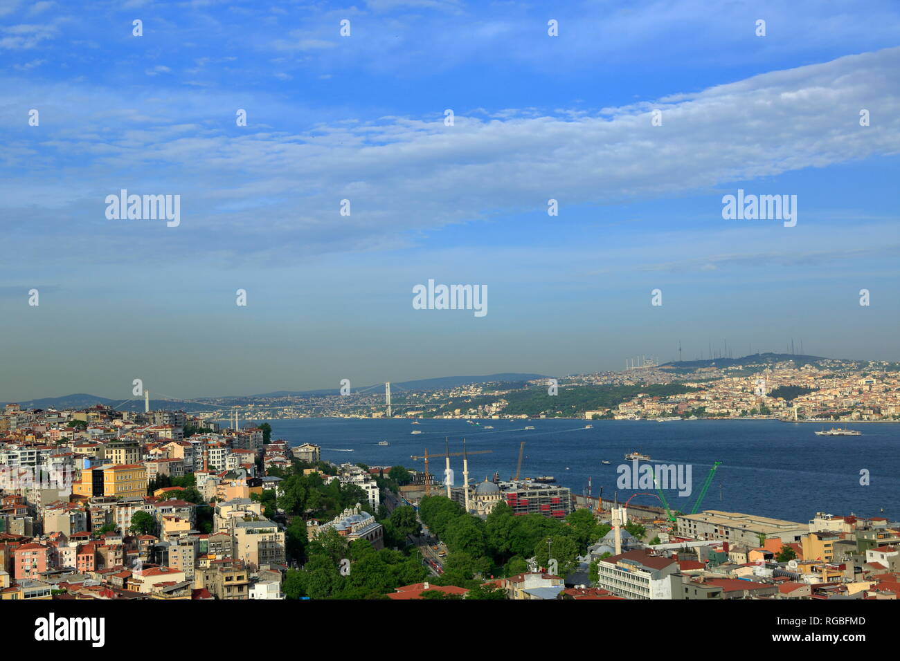 Panoramic birds eye view istanbul hi-res stock photography and images ...