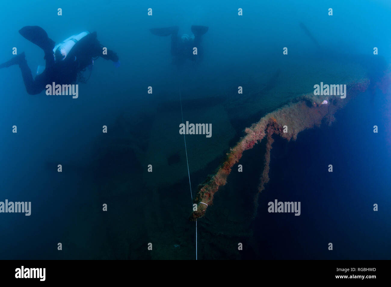 SS Margit Wreck in Malta Stock Photo - Alamy