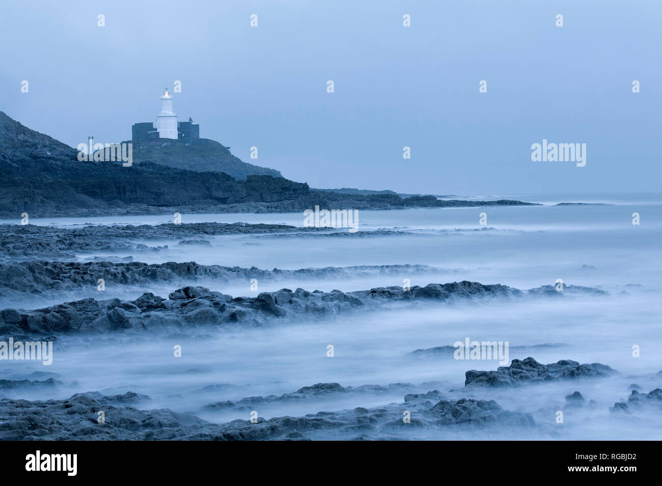 Mumbles lighthouse hi-res stock photography and images - Alamy