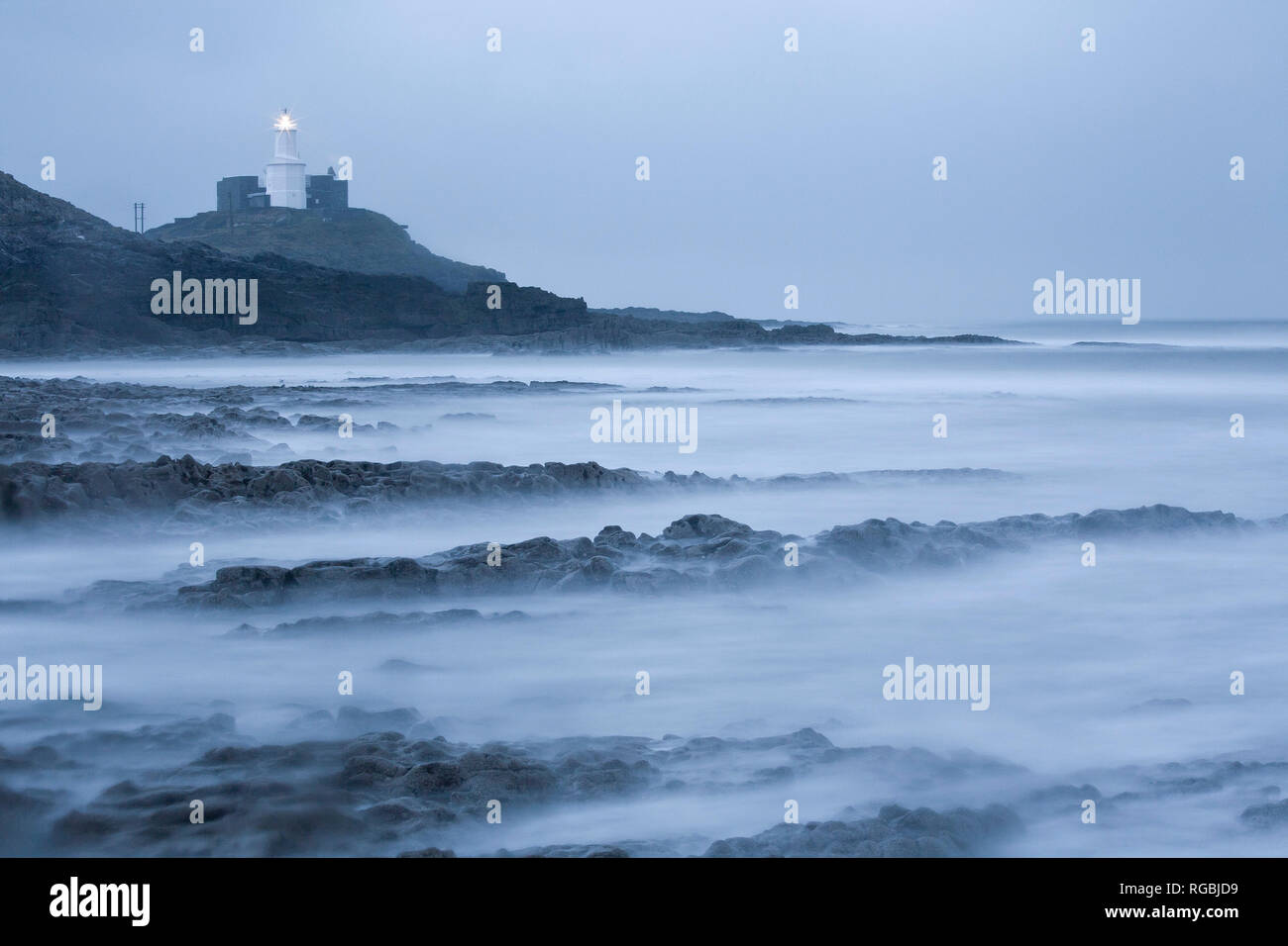 Mumbles lighthouse hi-res stock photography and images - Alamy