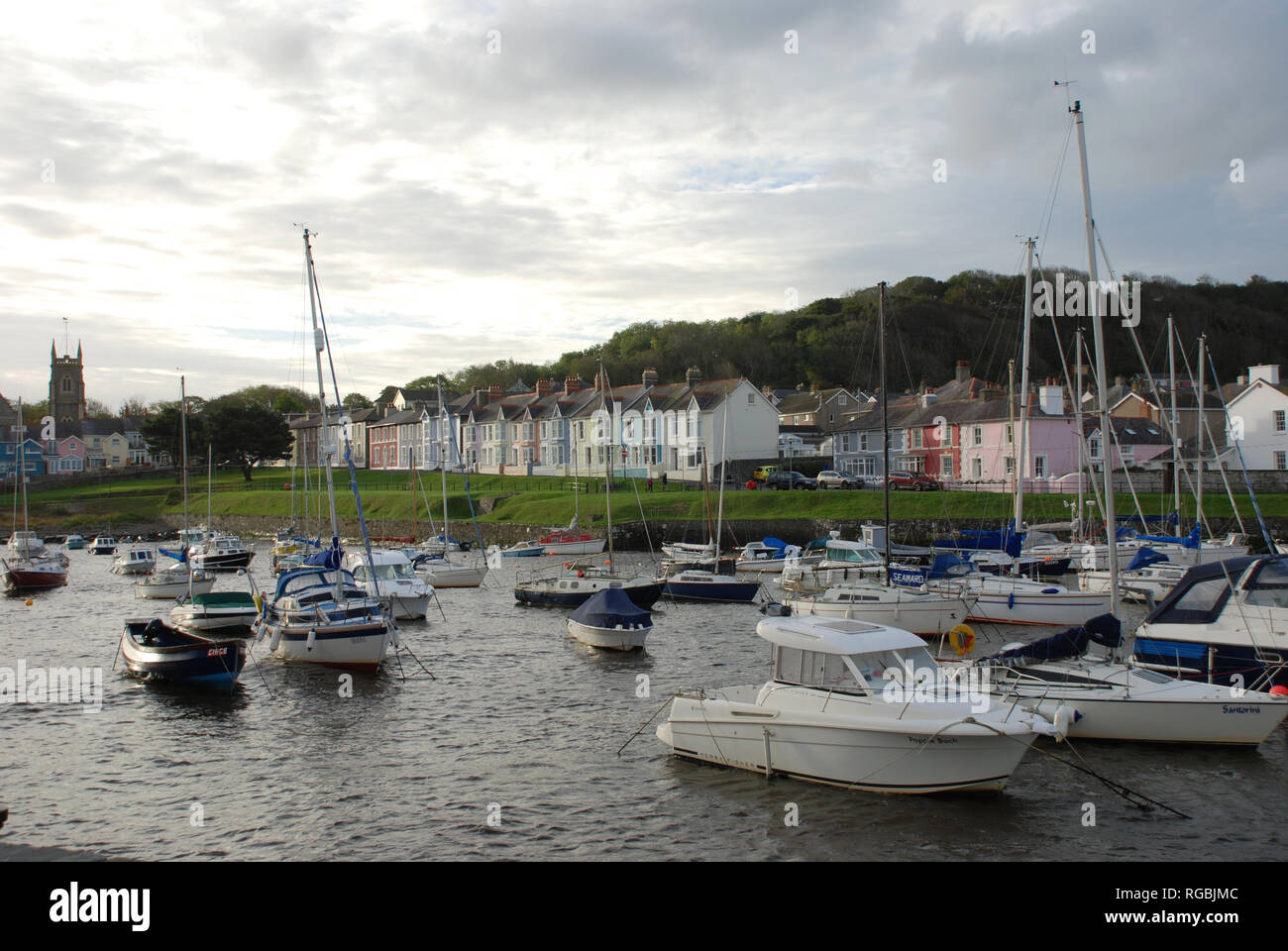 Aberaeron village hi-res stock photography and images - Alamy