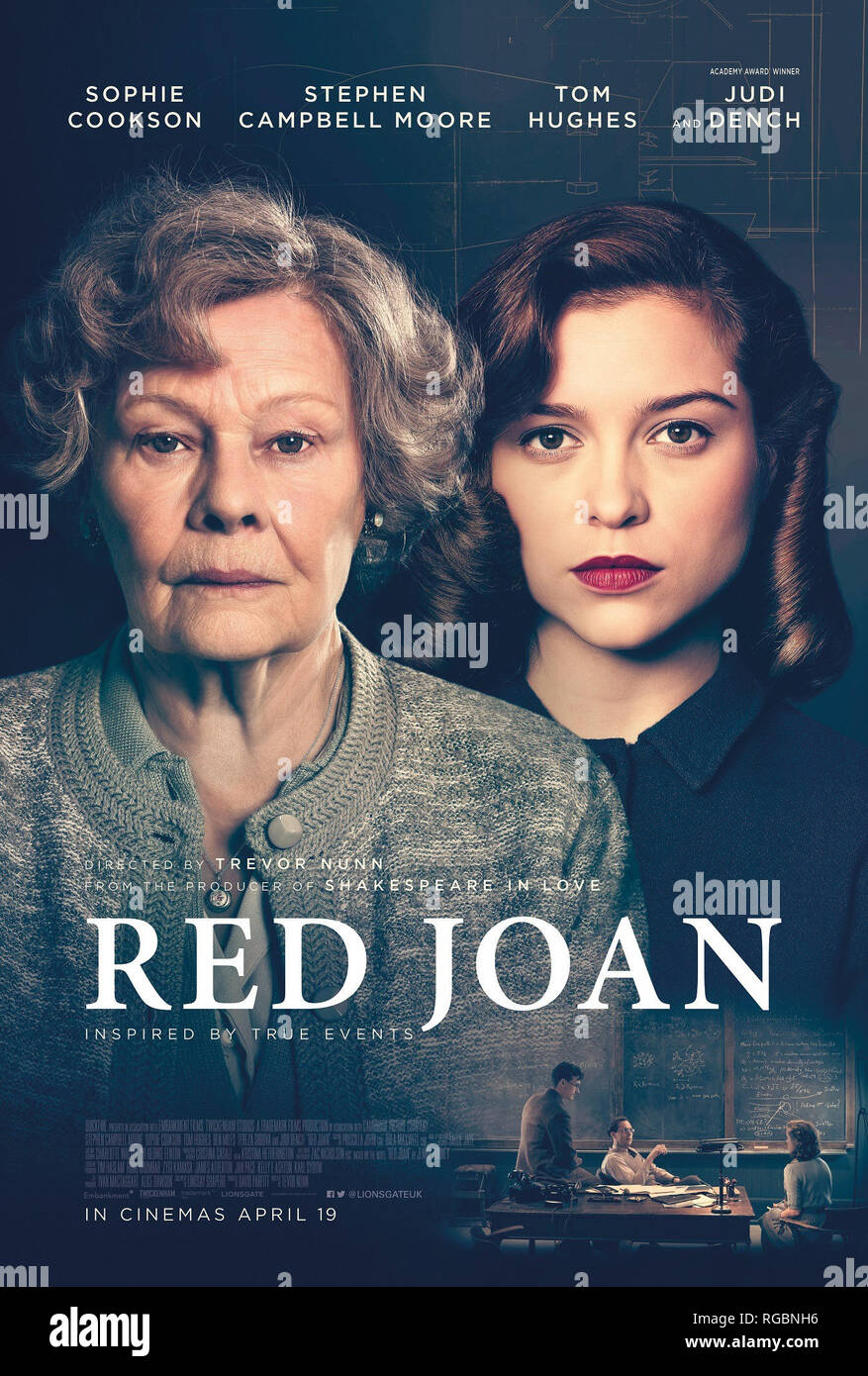 RED JOAN, British poster, (large picture, from l): Judi Dench, Sophie ...
