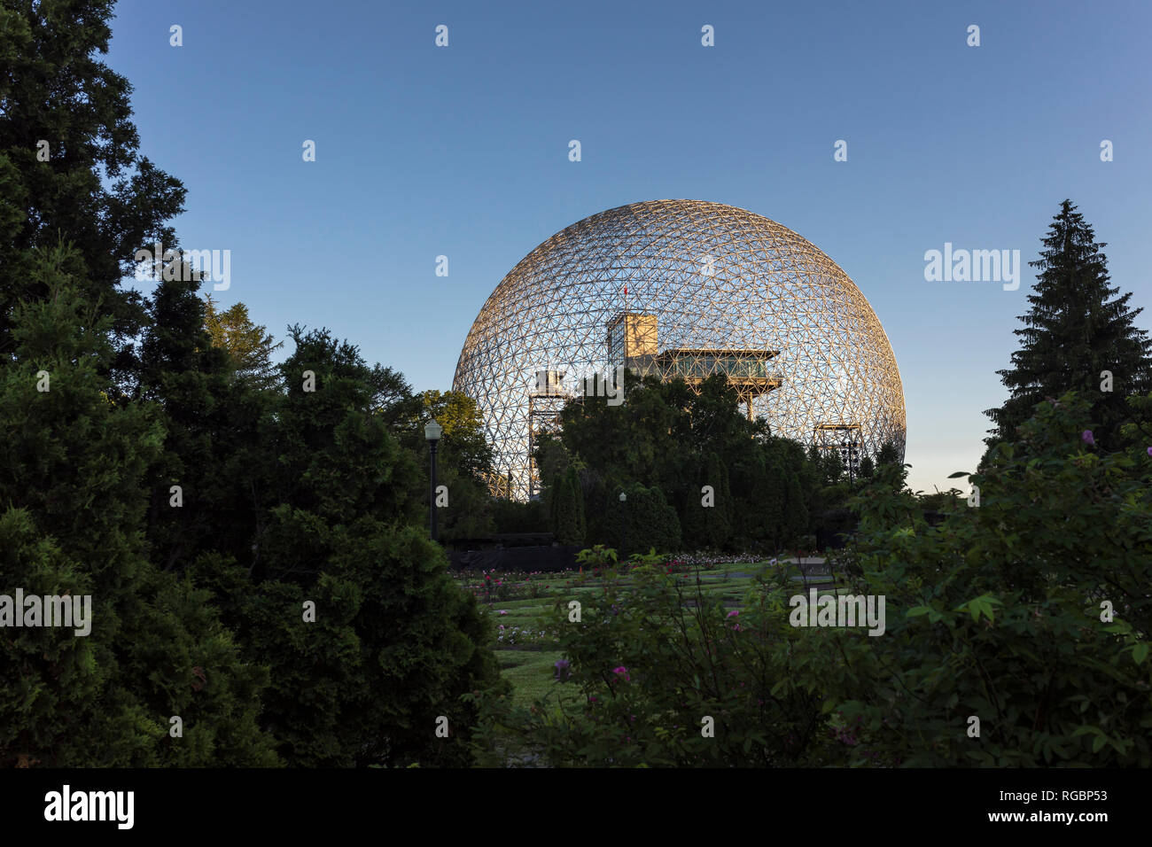 Montreal, Quebec, Canada, June 22, 2018: The Biosphere (French: "La ...