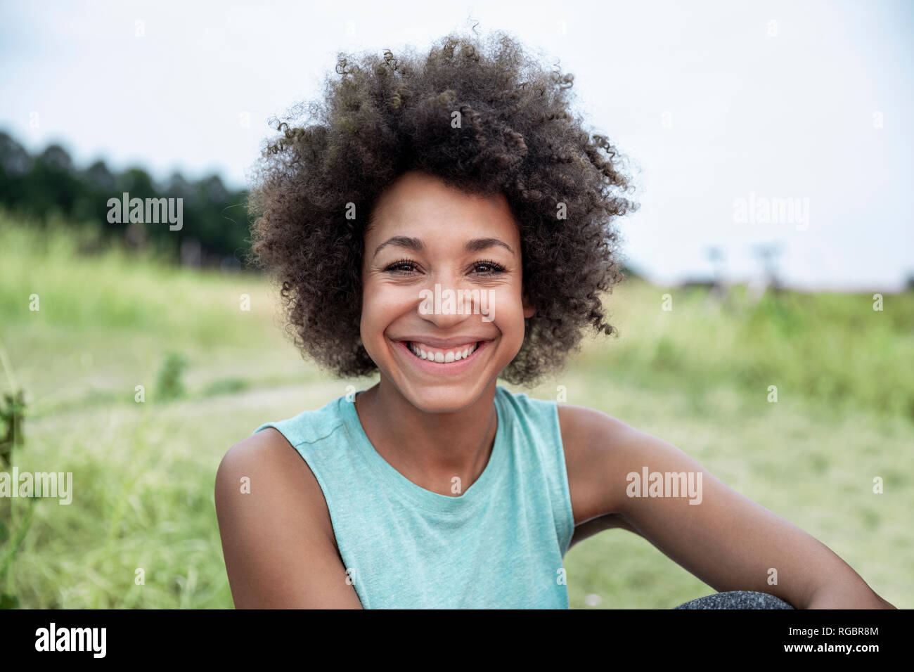 Big happy smile woman hi-res stock photography and images - Alamy