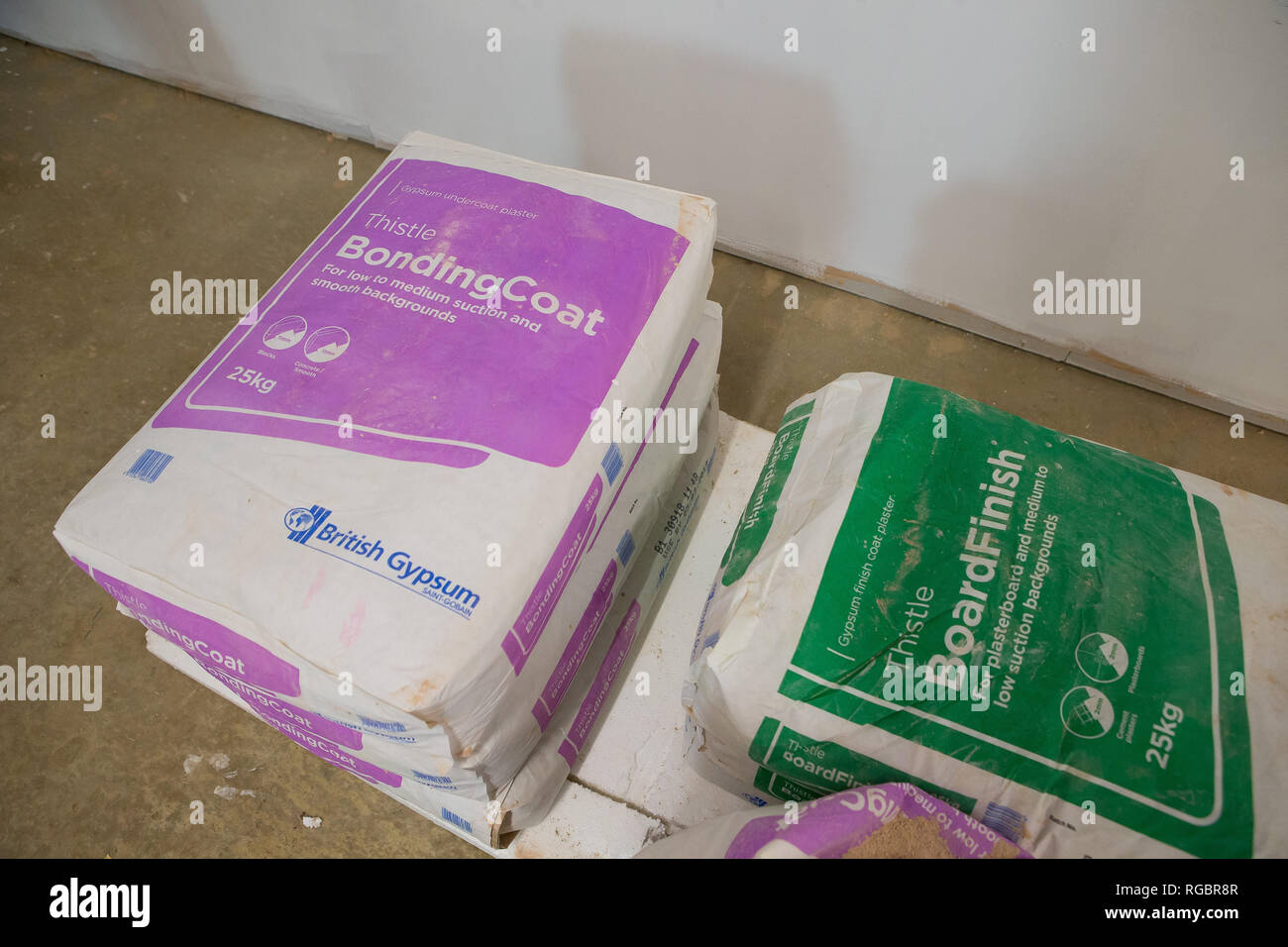 Bags of plaster hi-res stock photography and images - Alamy