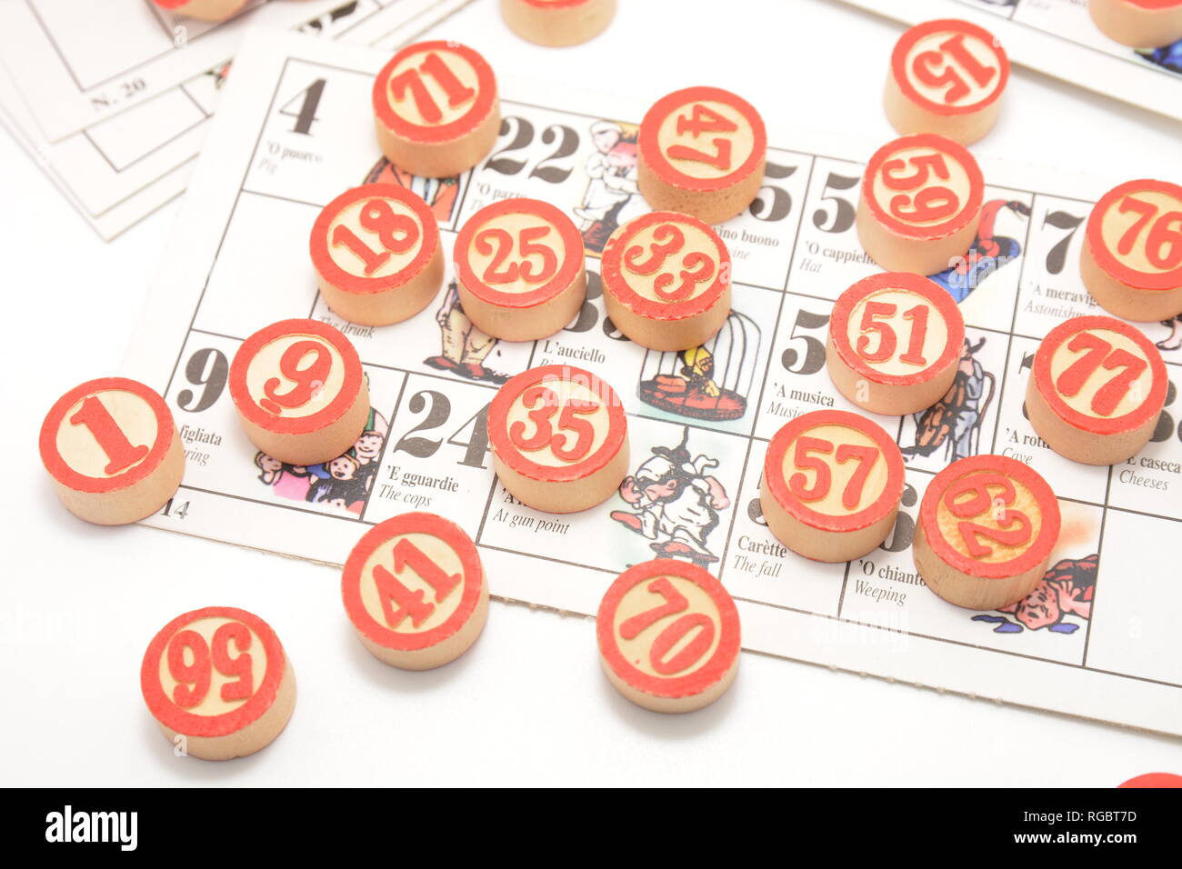 Tombola with numbers hi-res stock photography and images - Alamy
