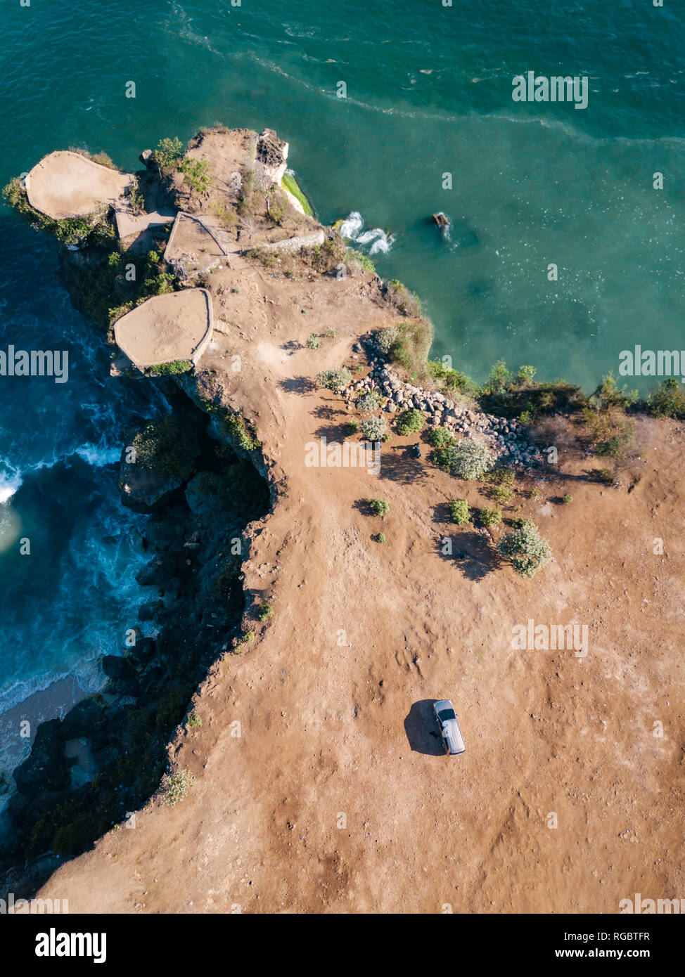 Indonesia, Bali, Aerial view of Balangan beach, viewpoint Stock Photo ...