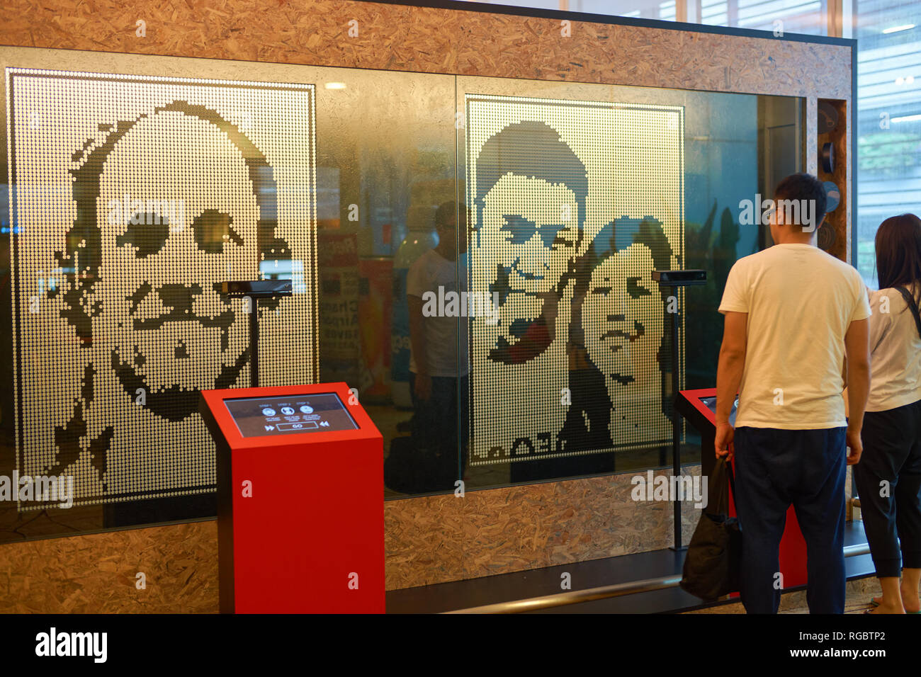 SINGAPORE - CIRCA SEPTEMBER, 2016: "Make it Your Singapore" interactive ...