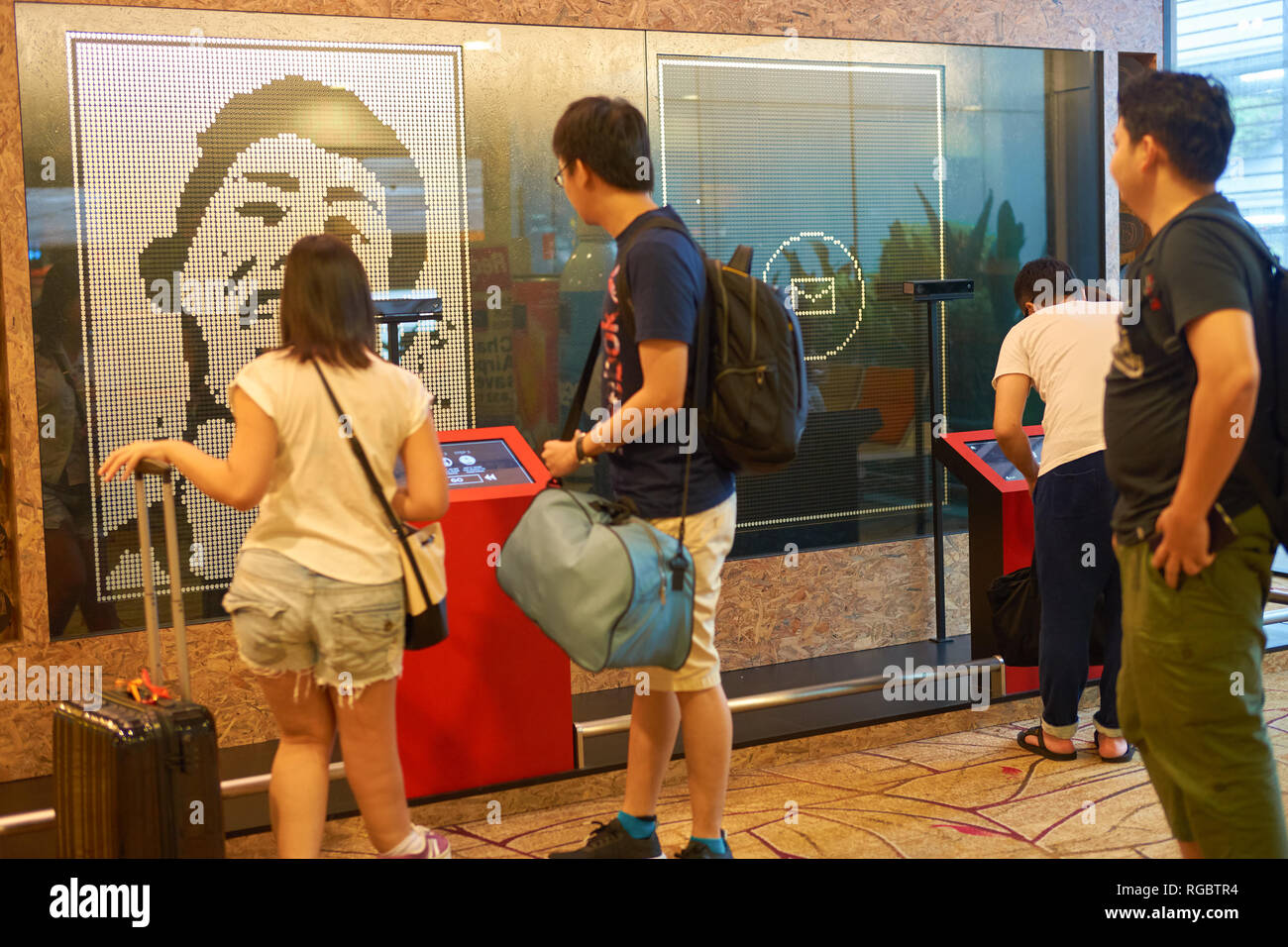 SINGAPORE - CIRCA SEPTEMBER, 2016: "Make it Your Singapore" interactive ...