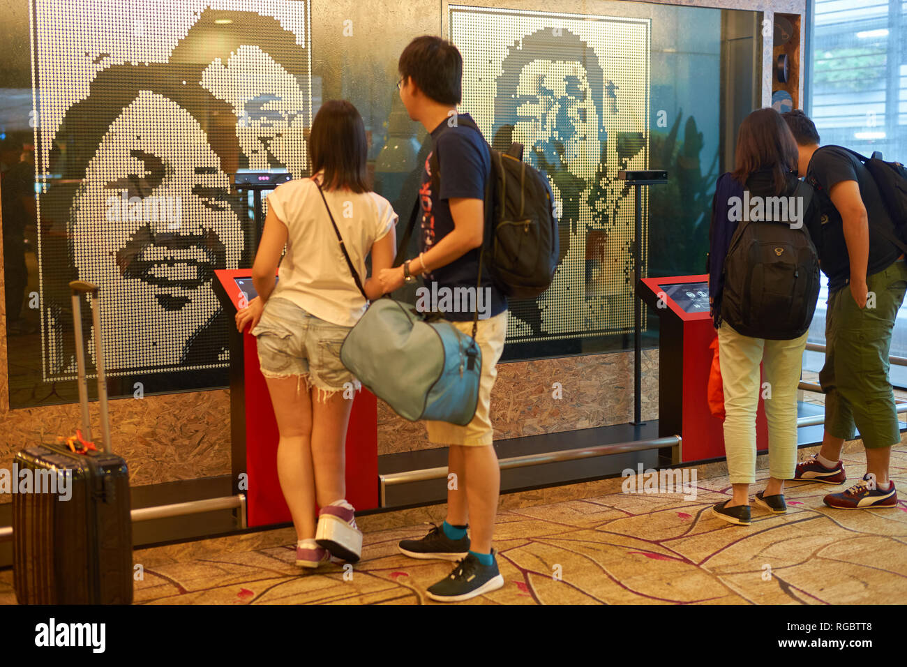 SINGAPORE - CIRCA SEPTEMBER, 2016: "Make it Your Singapore" interactive ...
