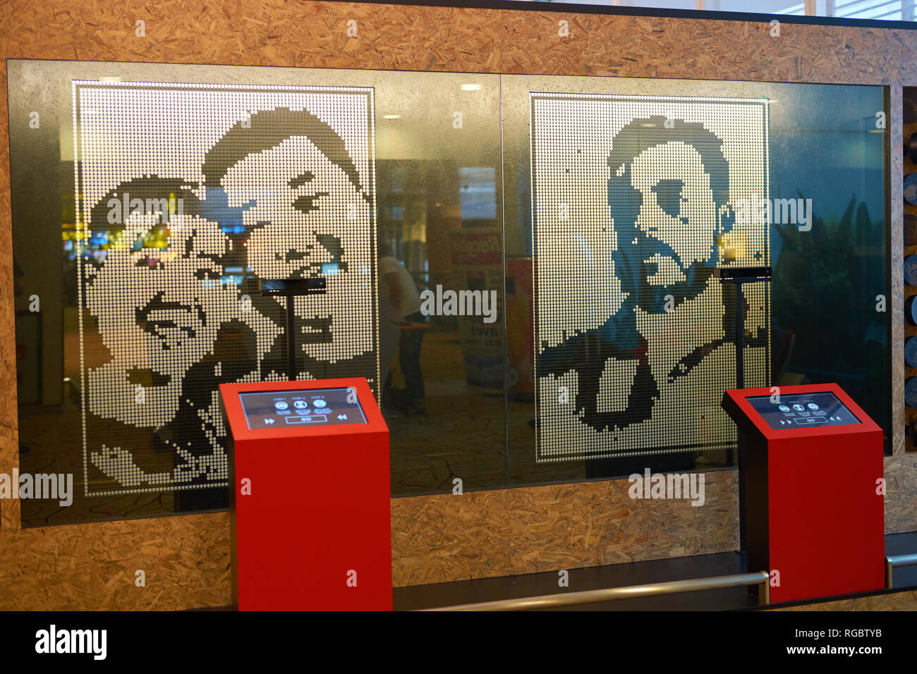 SINGAPORE - CIRCA SEPTEMBER, 2016: "Make it Your Singapore" interactive ...