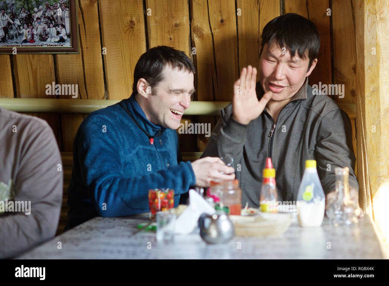 siberian bar, Topolinoe Yakutia, Siberia, Russia Stock Photo - Alamy