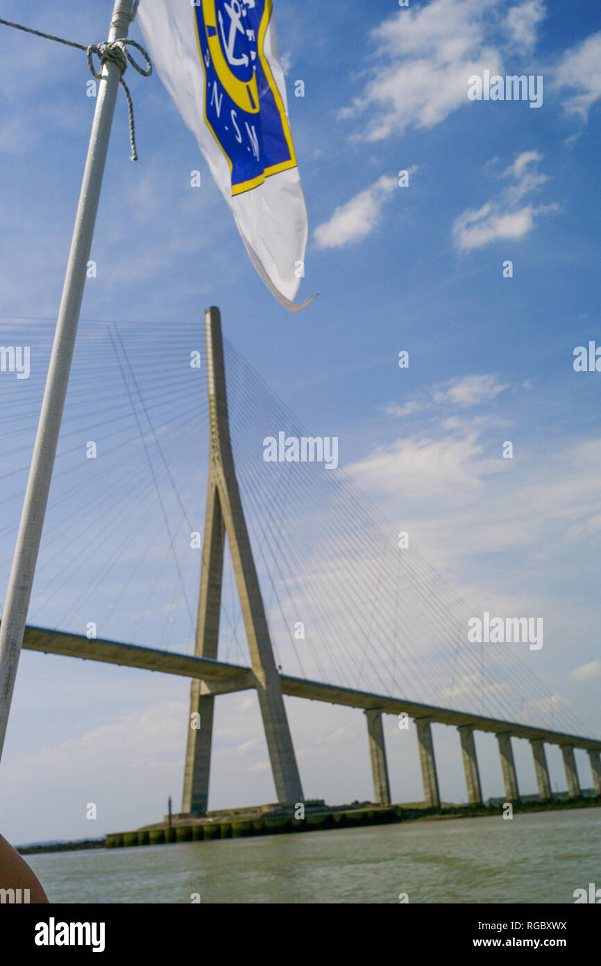 Normandy Bridge, Seine estuary, Normandy, France Stock Photo - Alamy