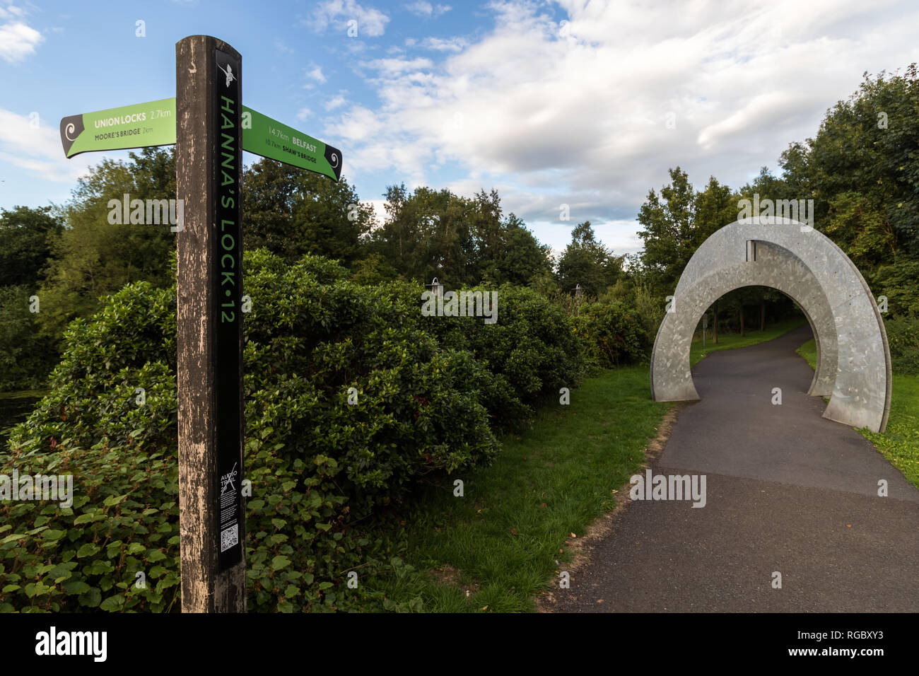 Lagan towpath hi-res stock photography and images - Alamy