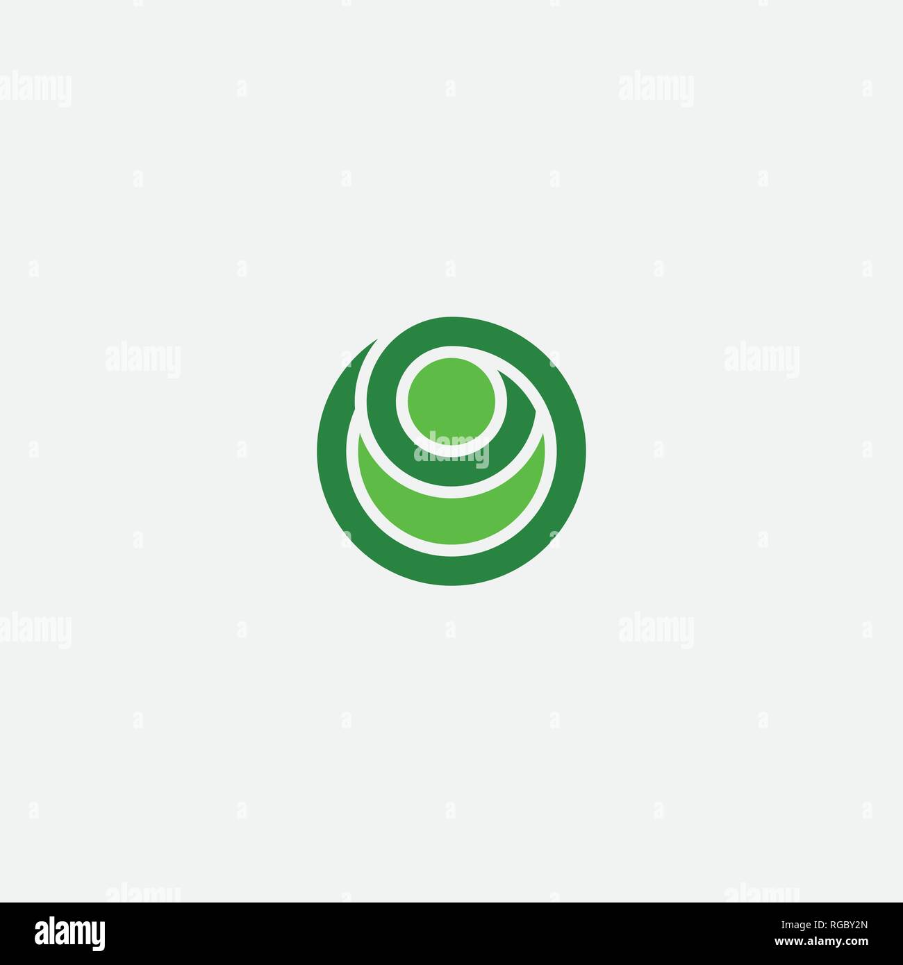 green letter o healthy man icon vector Stock Vector Image & Art - Alamy
