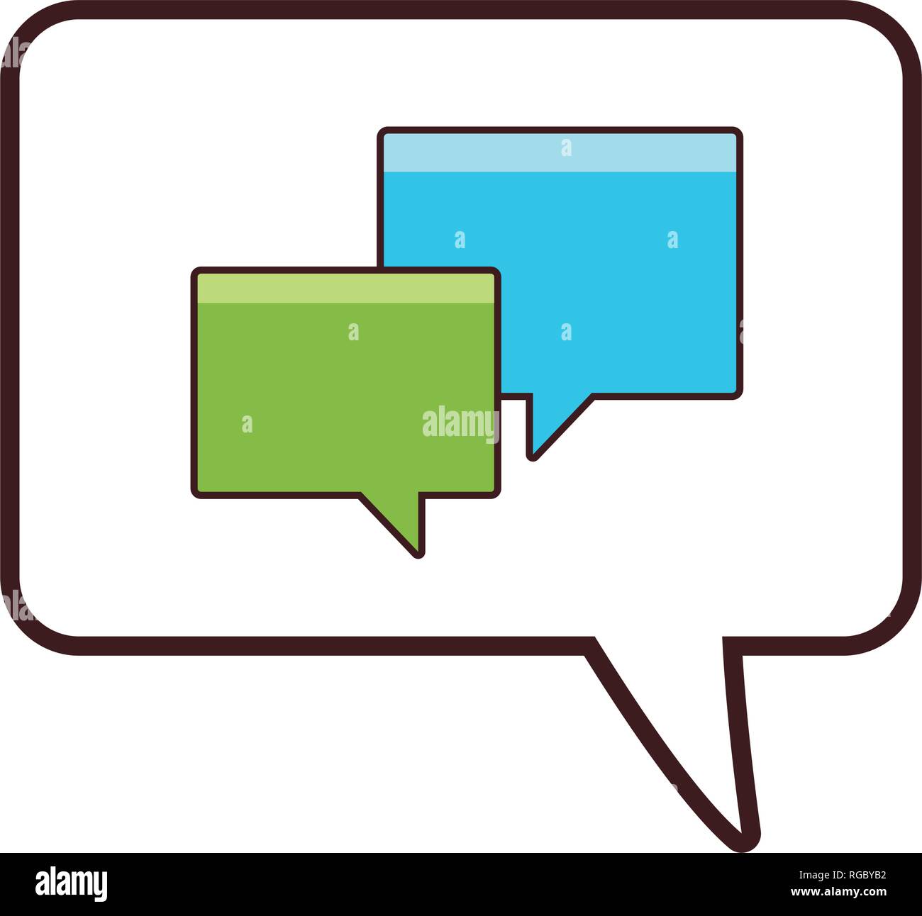 speech bubble cartoon Stock Vector Image & Art - Alamy
