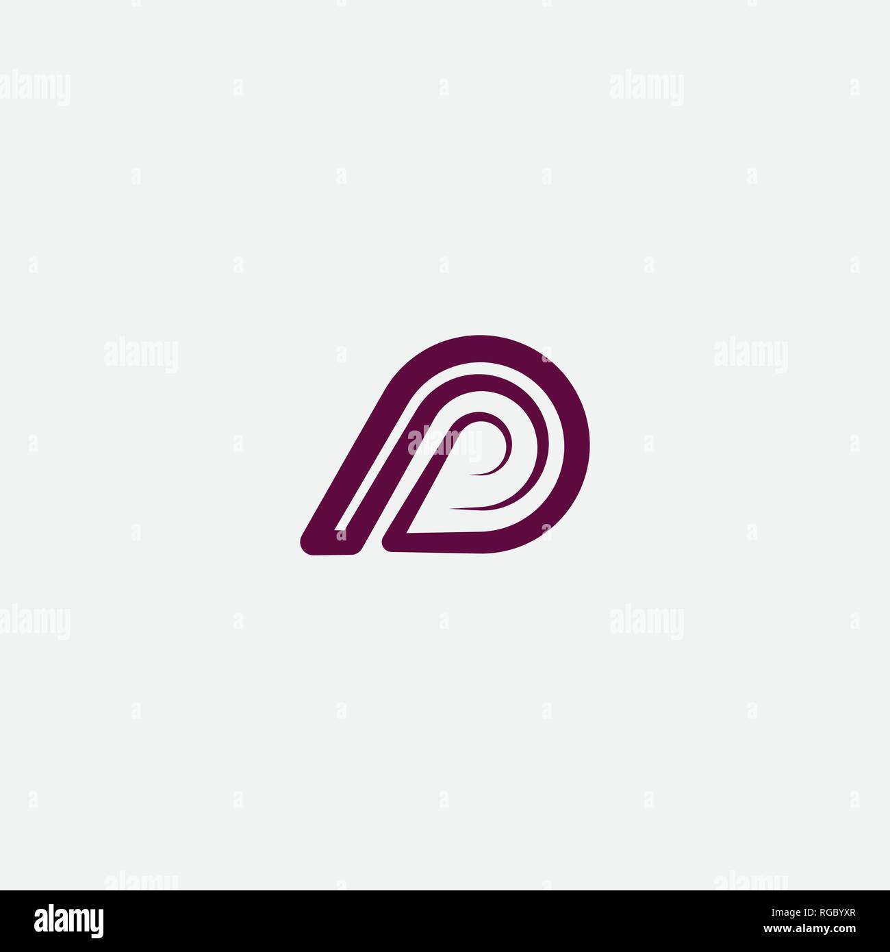 p logotype letter illustration vector design Stock Vector Image & Art ...