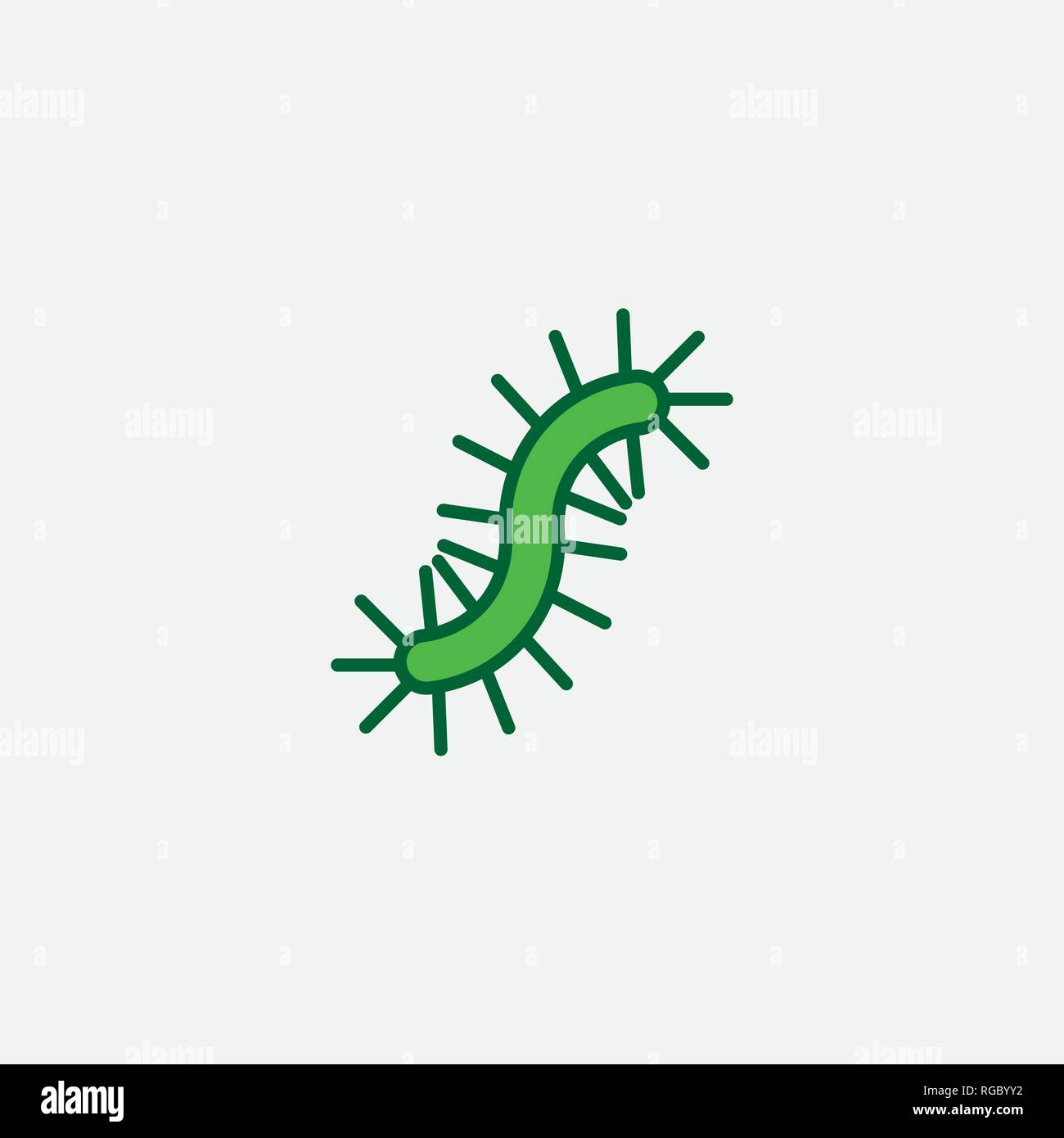 parasite icon bacteria vector symbol design Stock Vector Image & Art ...