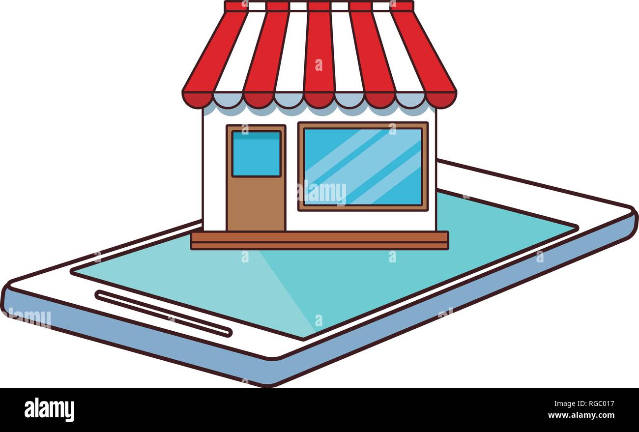 technology smartphone cartoon Stock Vector Image & Art - Alamy