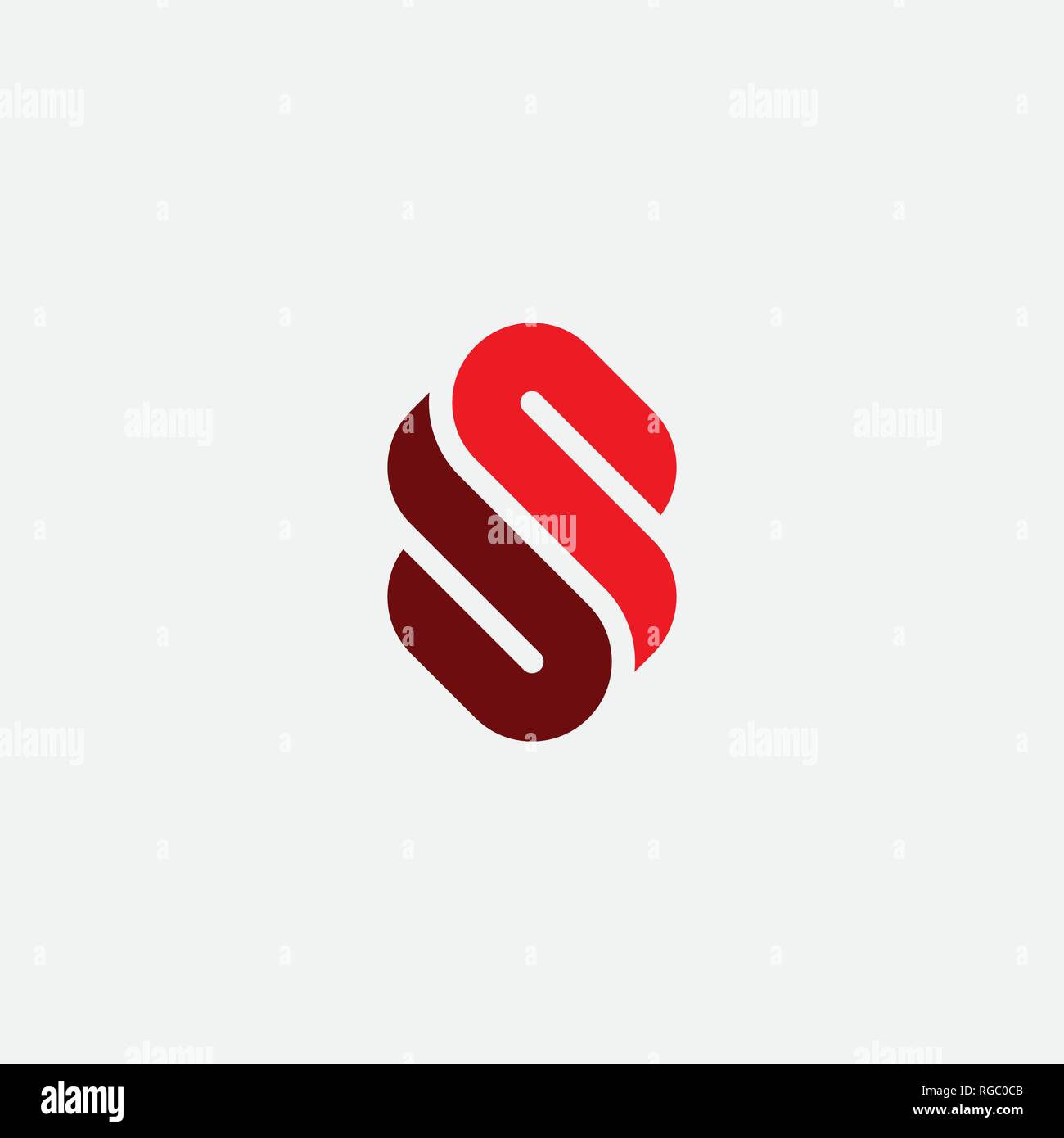 Red letter s Stock Vector Images - Alamy