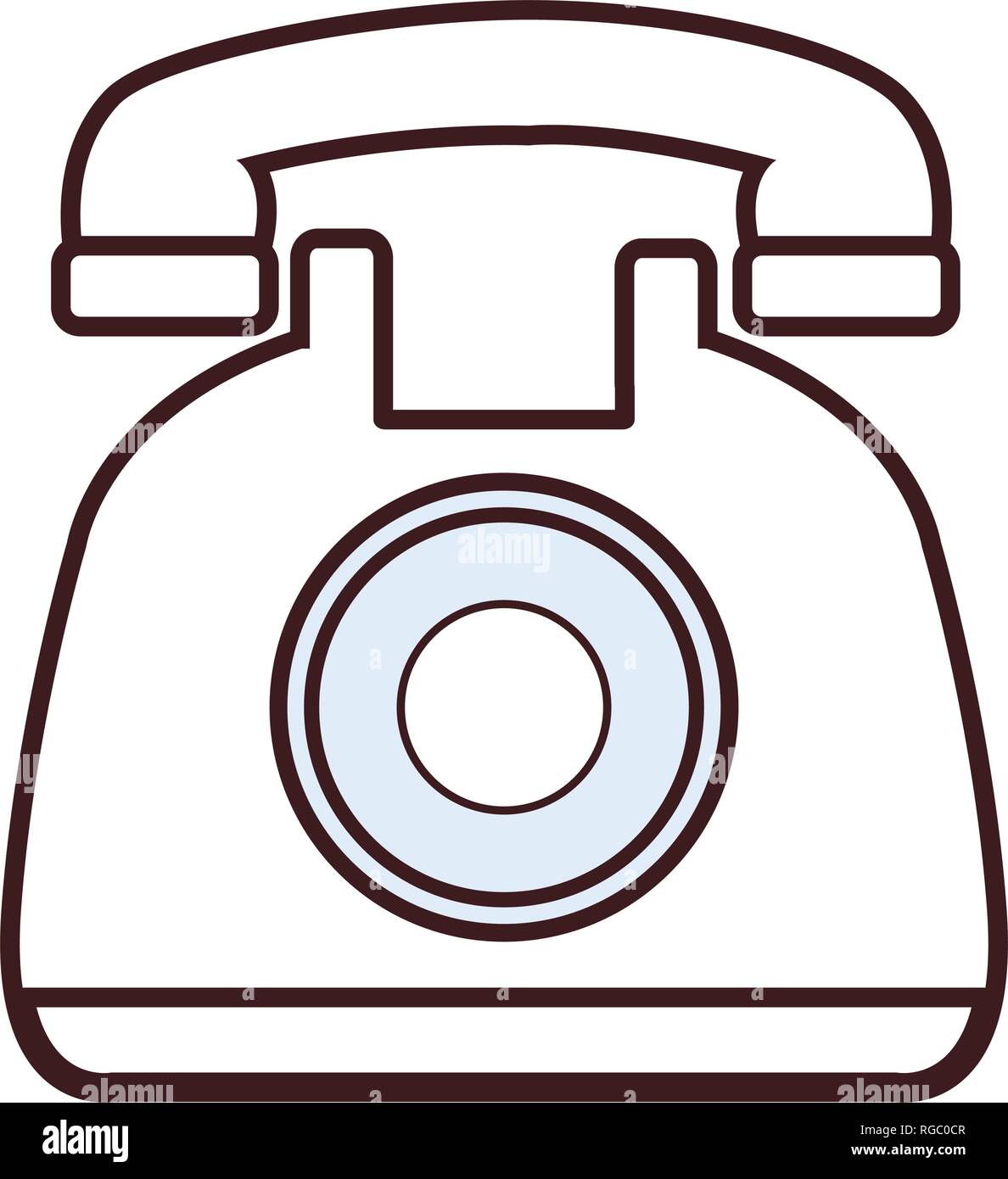 classic telephone cartoon Stock Vector Image & Art - Alamy